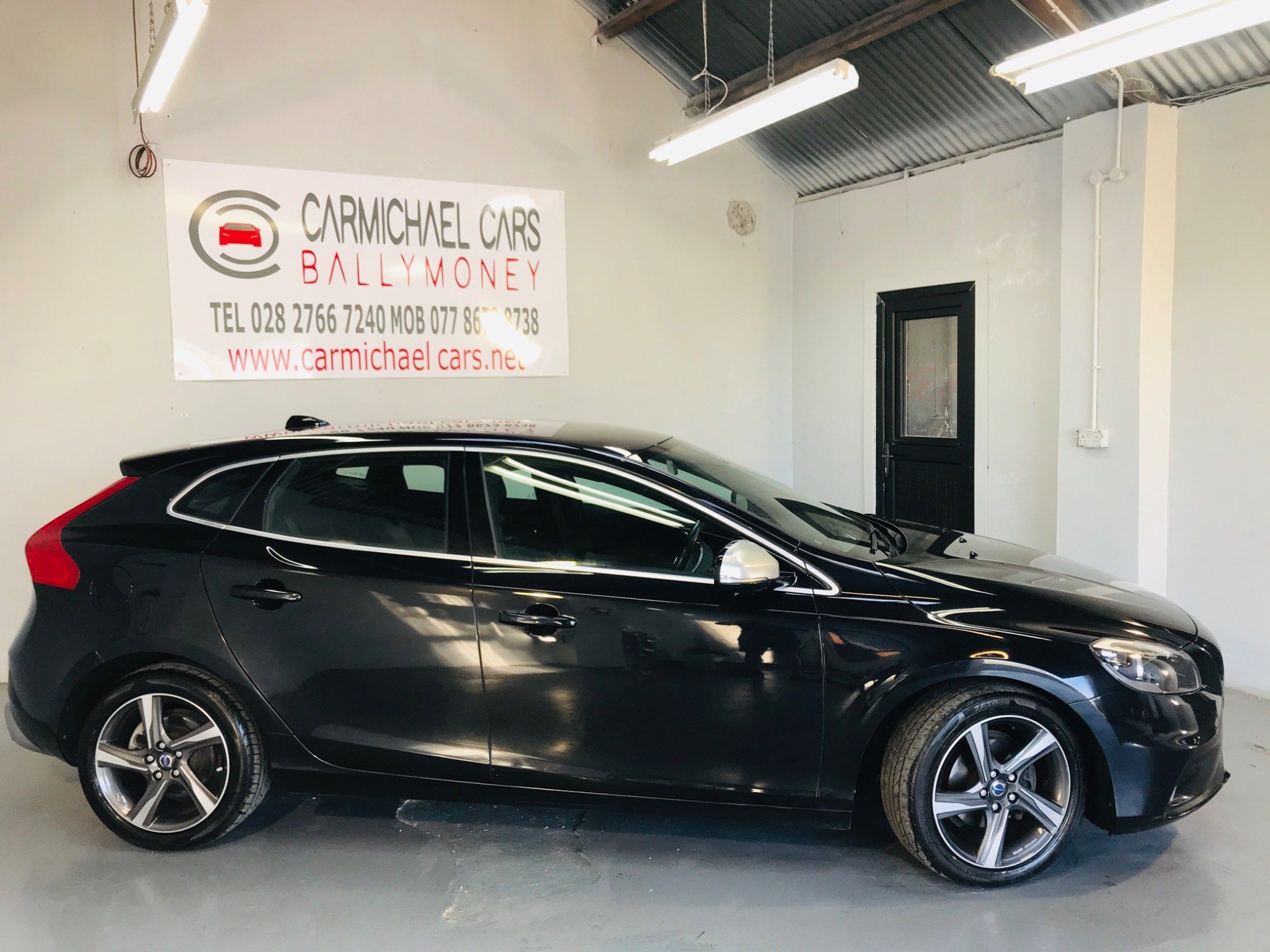 2013 Volvo V40 1.6 D2 R-Design BLACK, 101K, 1/2 LEATHER 1.6 Diesel ...